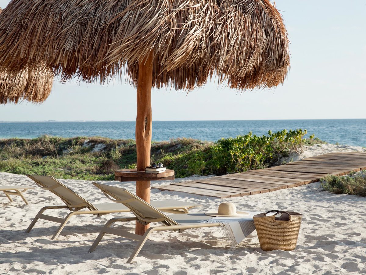 Palapa on the beach